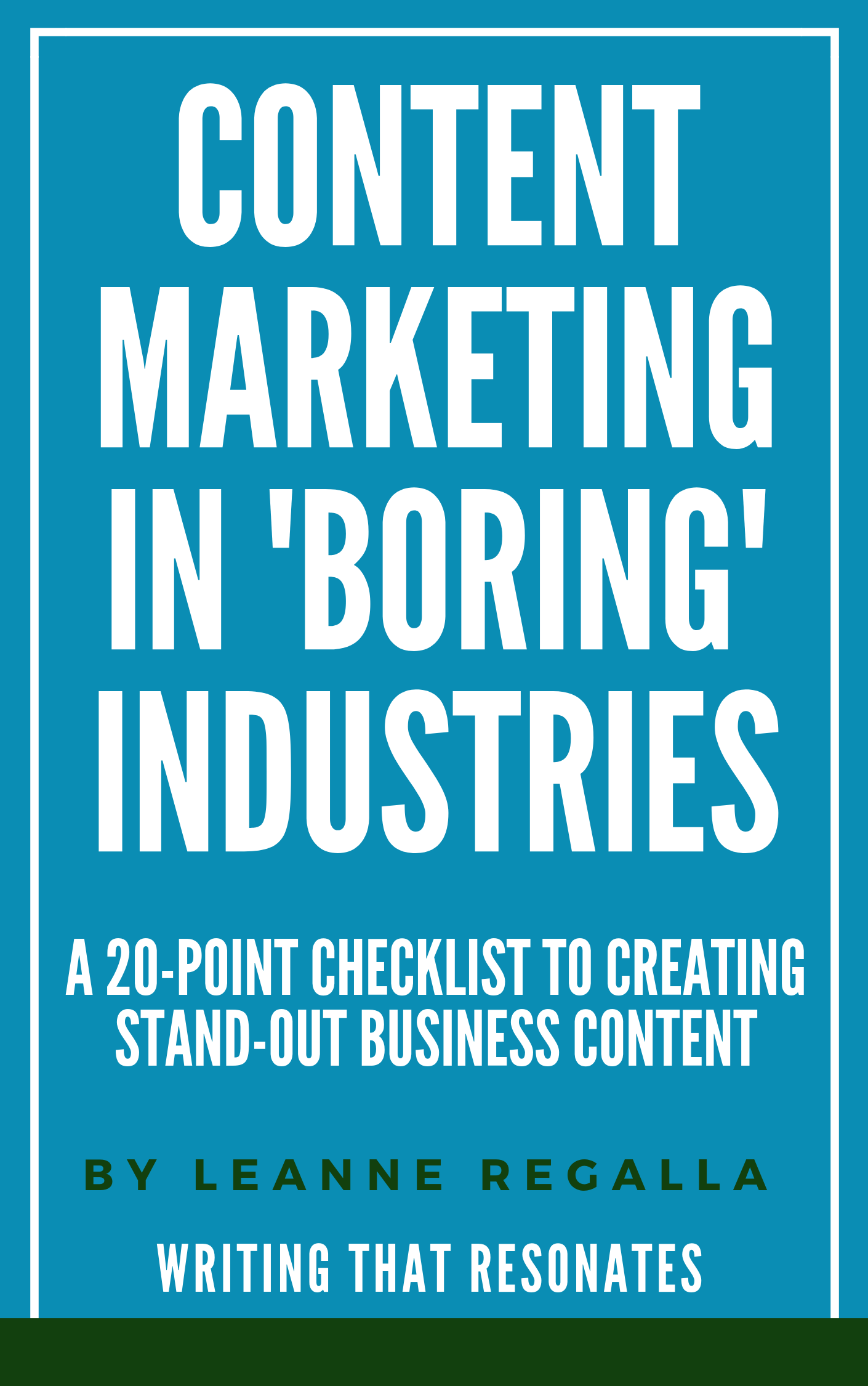 Woo hoo! Your checklist is here - B2B Copywriting